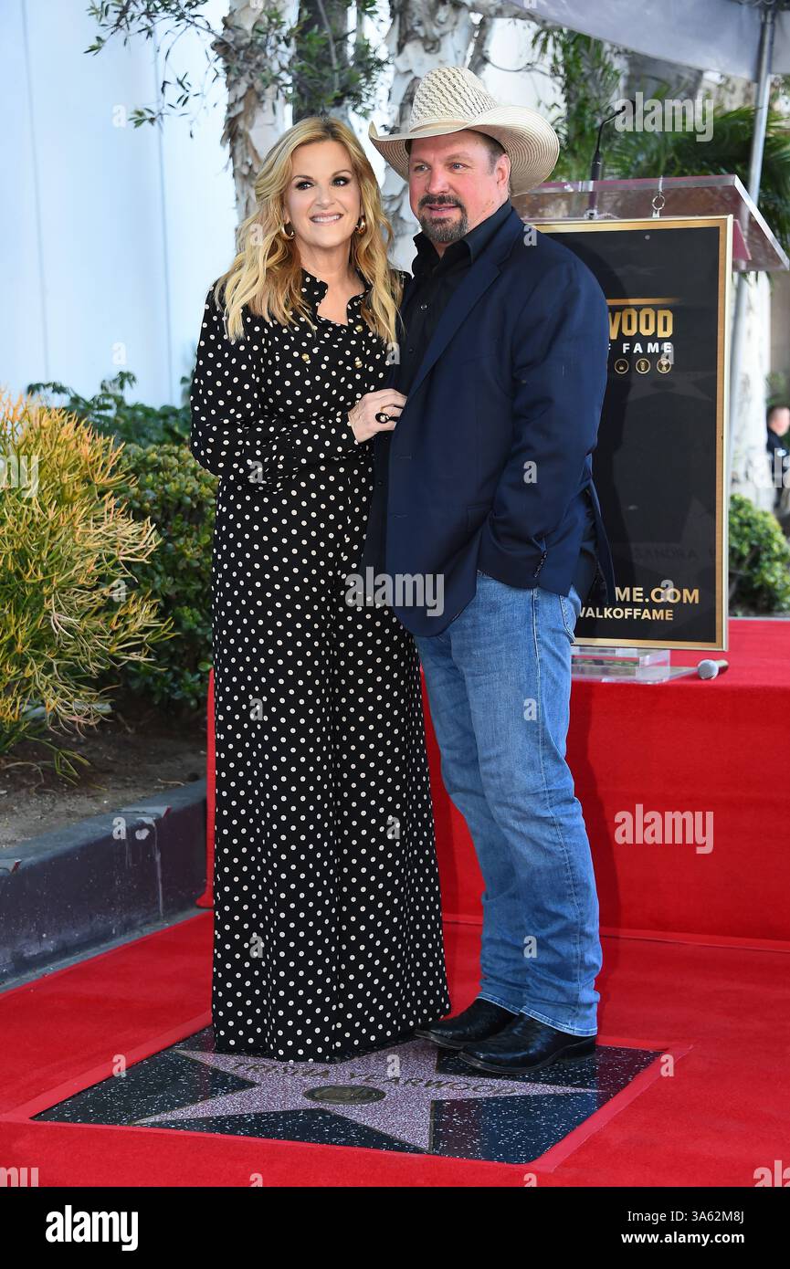 Hollywood, USA. 24th Mar, 2025. Trisha Yearwood and Garth Brooks at ...