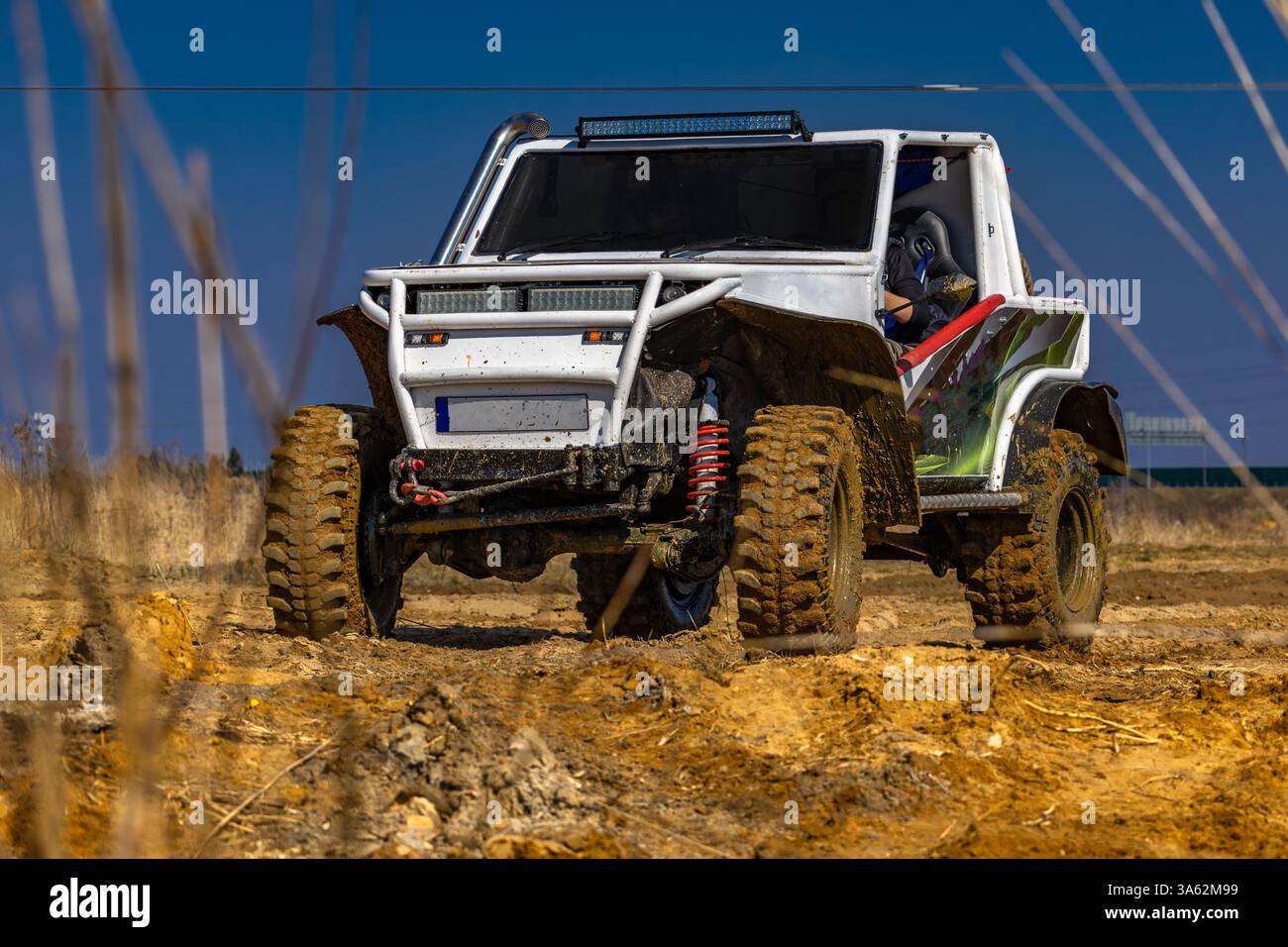 Modified cars for driving in difficult terrain, sorry through mud ...