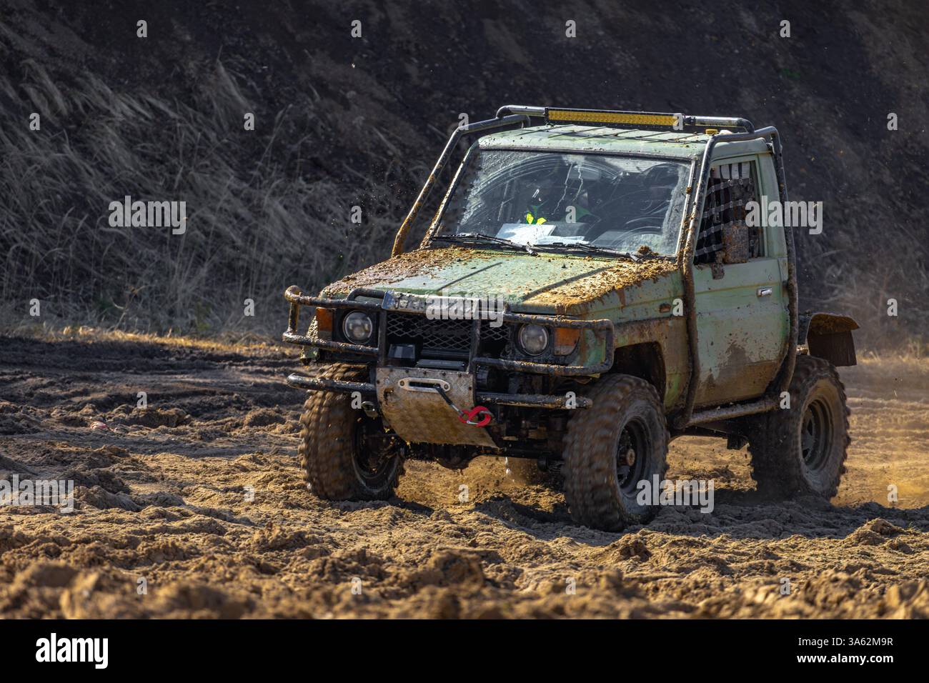 Modified cars for driving in difficult terrain, sorry through mud ...