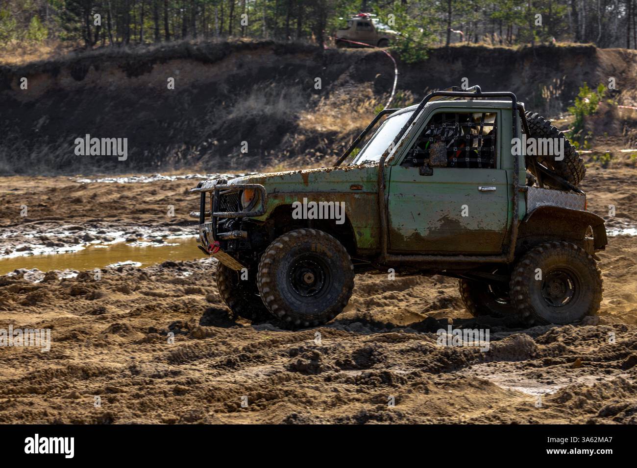 Modified cars for driving in difficult terrain, sorry through mud ...