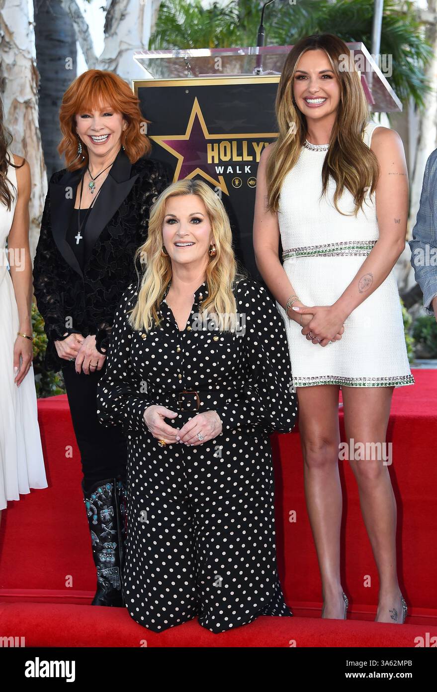 Hollywood, USA. 24th Mar, 2025. Reba McEntire, Trisha Yearwood and ...