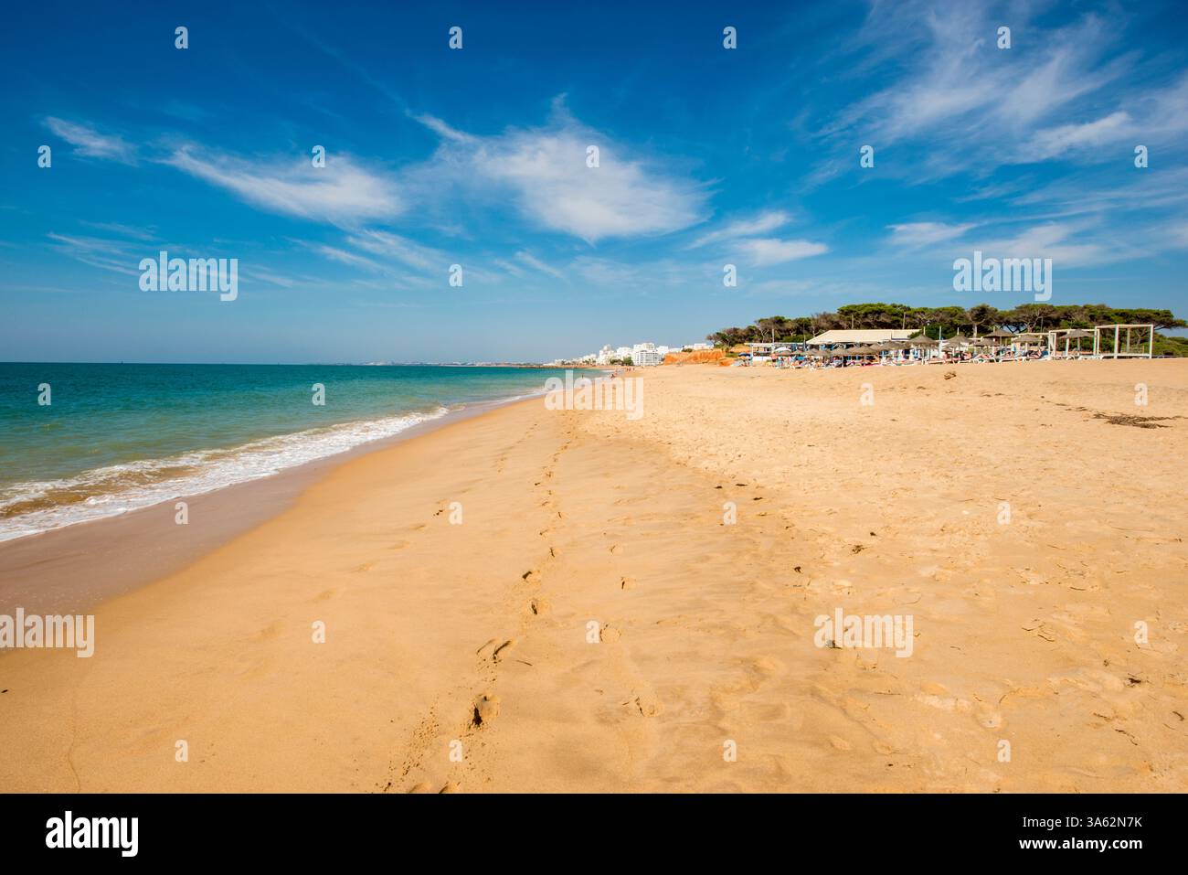 Praia do Almargem, near Vale do Lobo, Quarteira, Faro District, Algarve ...