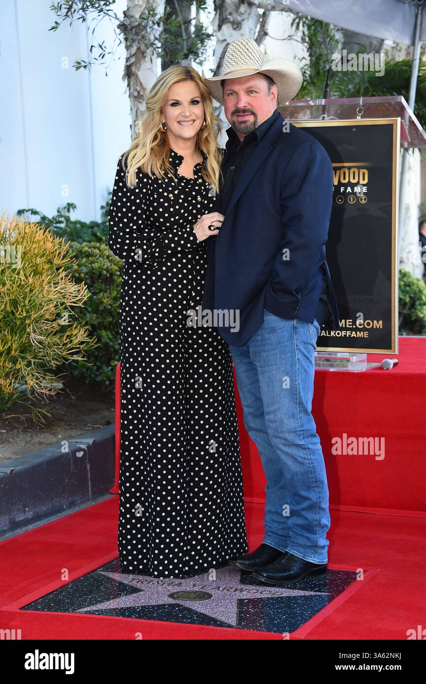 Hollywood, USA. 24th Mar, 2025. Trisha Yearwood and Garth Brooks at ...