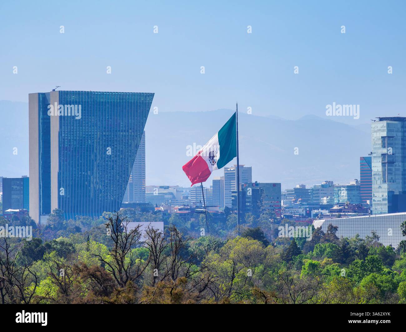 Skyline with Torre Virreyes, Mexico City, Mexico Stock Photo - Alamy