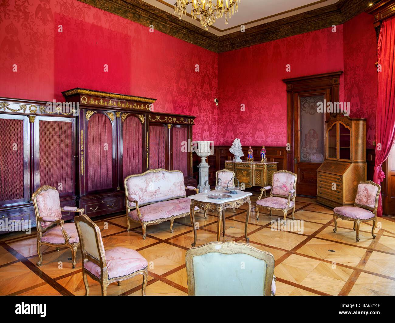 Chapultepec Castle, interior, Mexico City, Mexico Stock Photo - Alamy