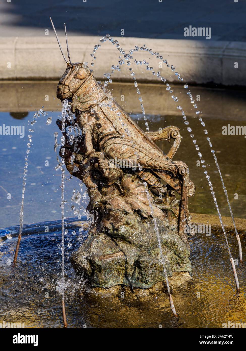 Grasshopper Fountain at Chapultepec Castle, Mexico City, Mexico Stock ...