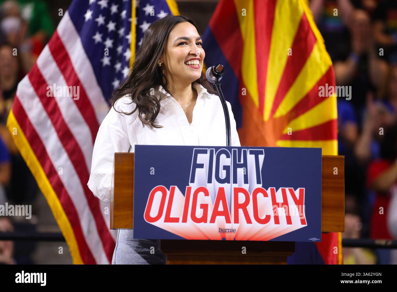 TEMPE, ARIZONA, USA - 20 March 2025 - US Congresswoman Alexandria ...