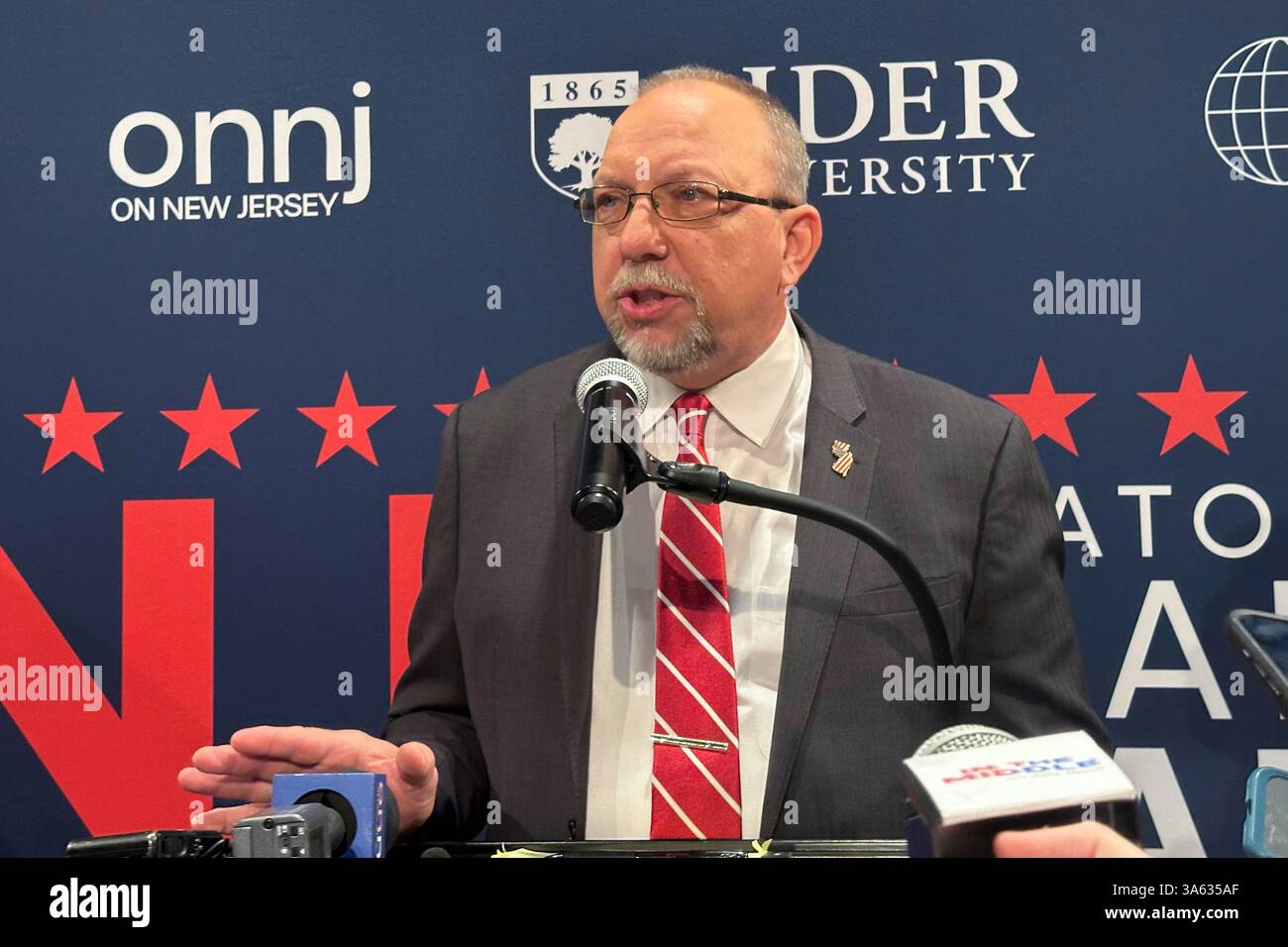 FILE - Former state senator Ed Durr speaks following the first ...