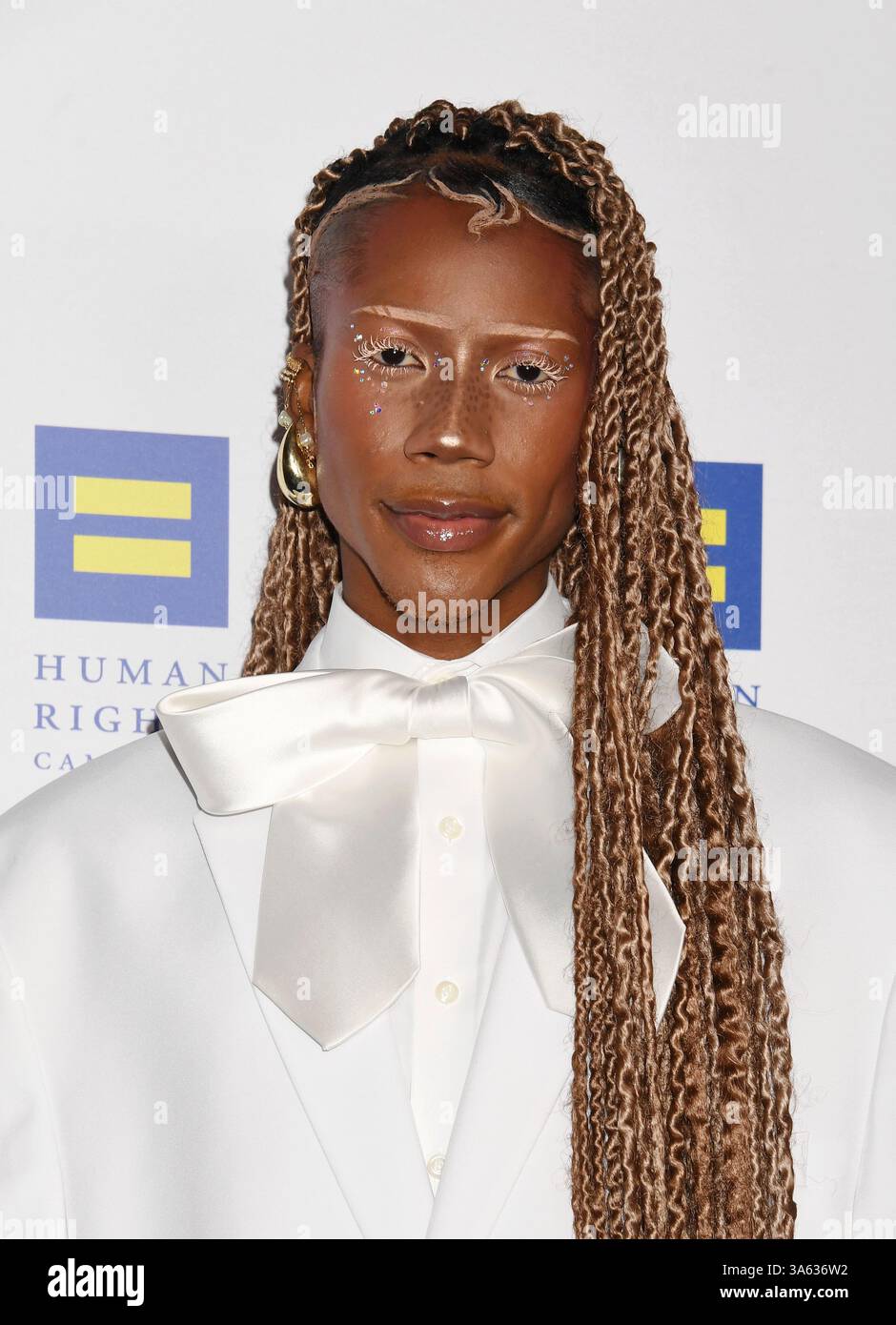 LOS ANGELES, CALIFORNIA - MARCH 22: Adrian Patterson attends the Human ...