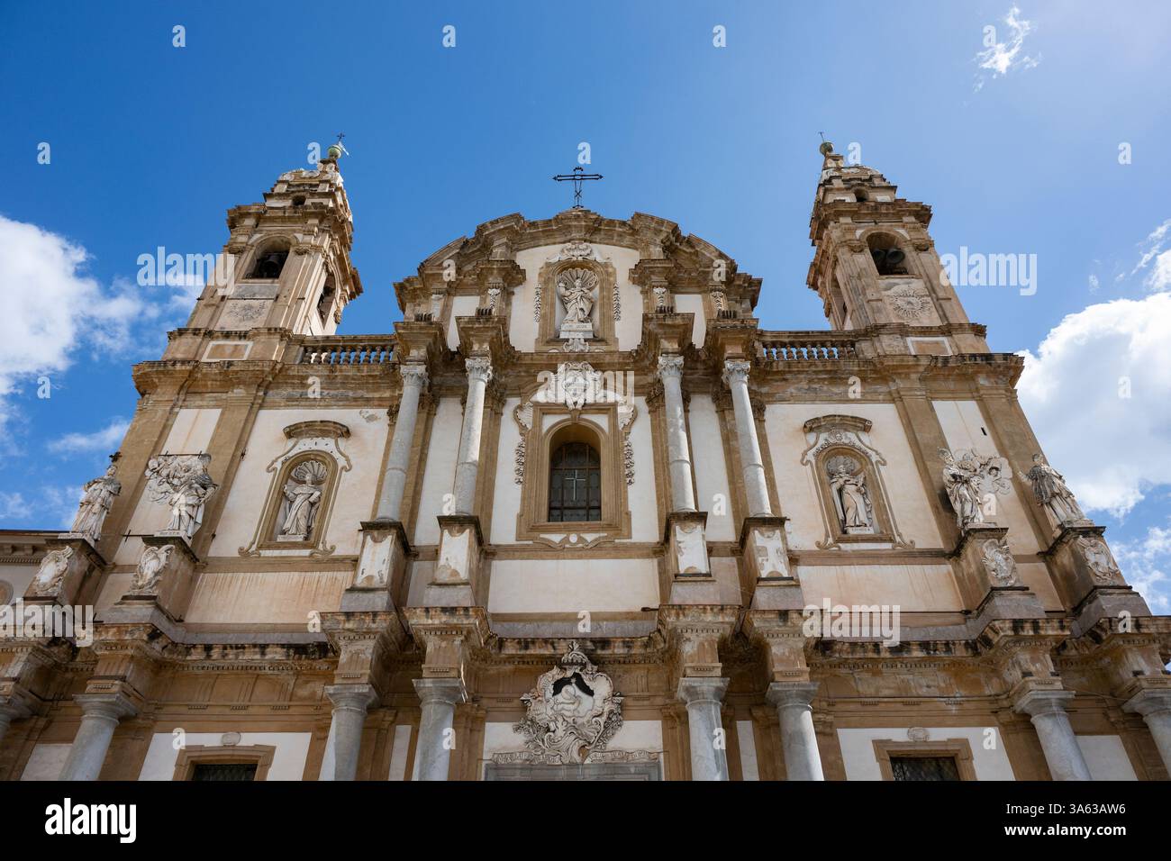 Exterior of Chiesa di San Domenico, Castellammare o Loggia, which is a ...