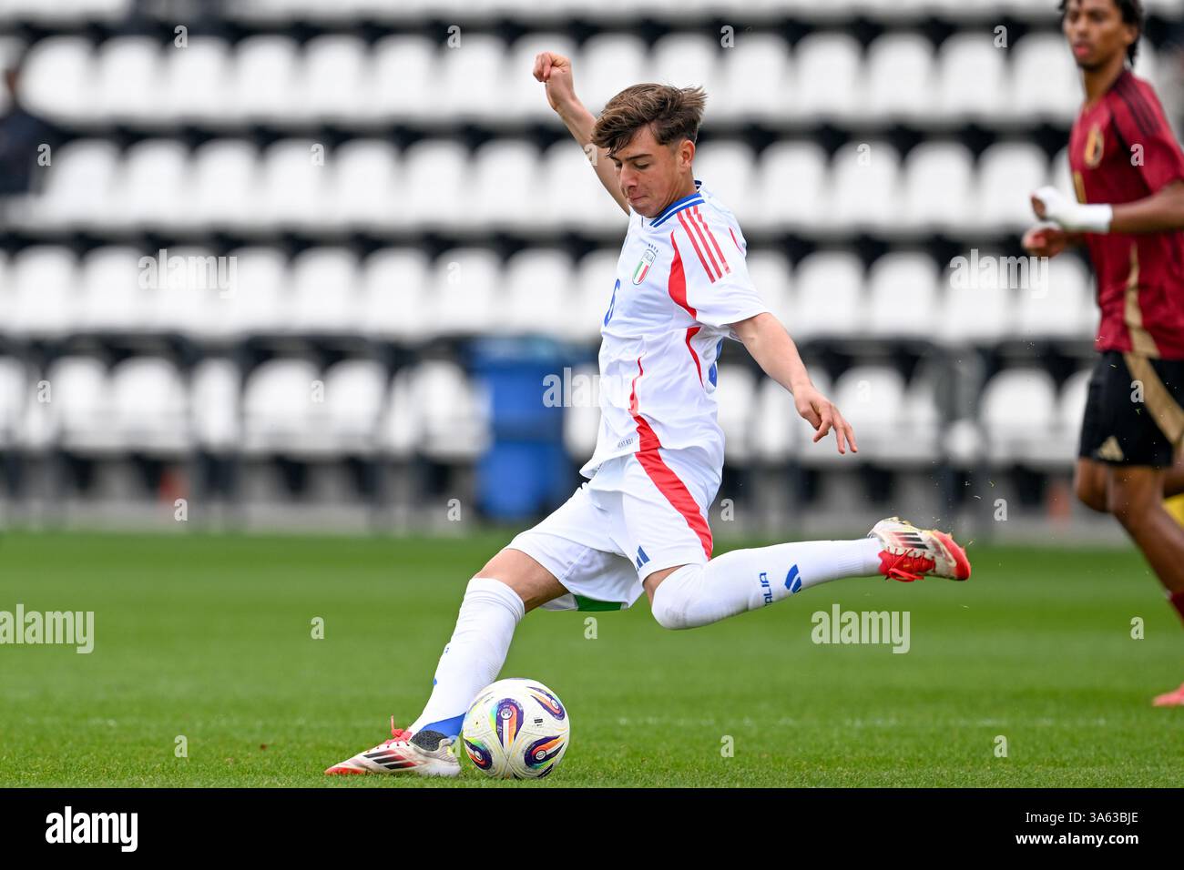 Tubize, Belgium. 24th Mar, 2025. Filippo Cerpelletti (6) of Italy ...