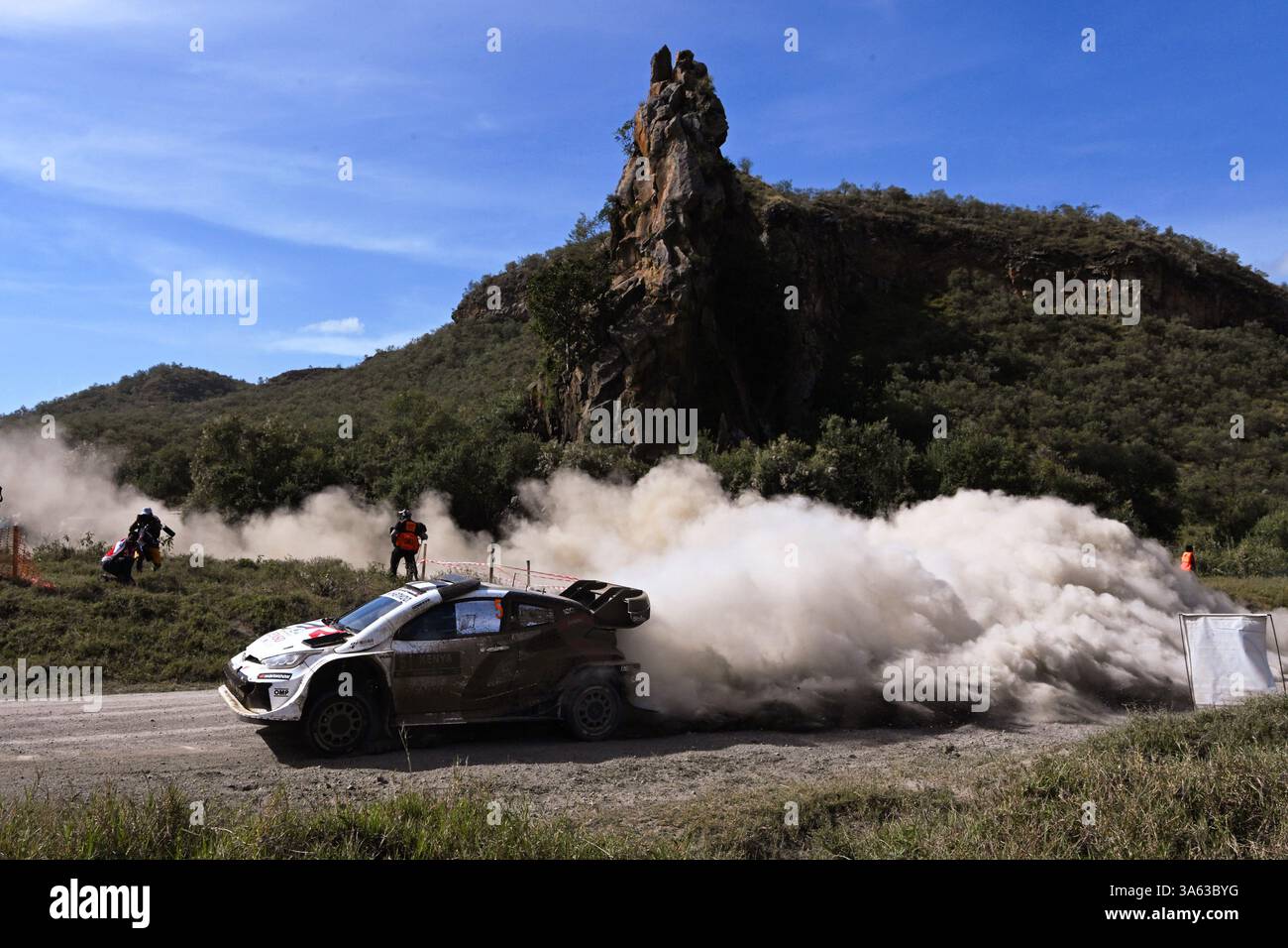 Driver Sami Pajari And Co-Driver Marko Salminenof Of The Team Toyota ...