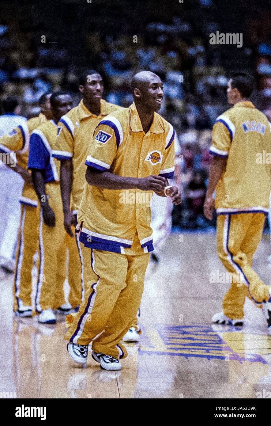 Kobe Bryant, LA Lakers, during an NBA game in 1996 Stock Photo - Alamy