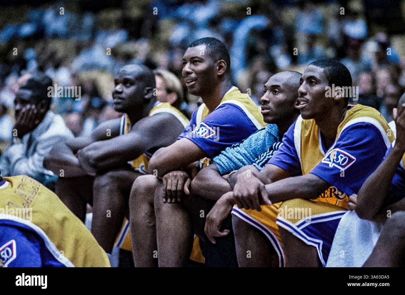 Kobe Bryant, LA Lakers, during an NBA game in 1996 Stock Photo - Alamy