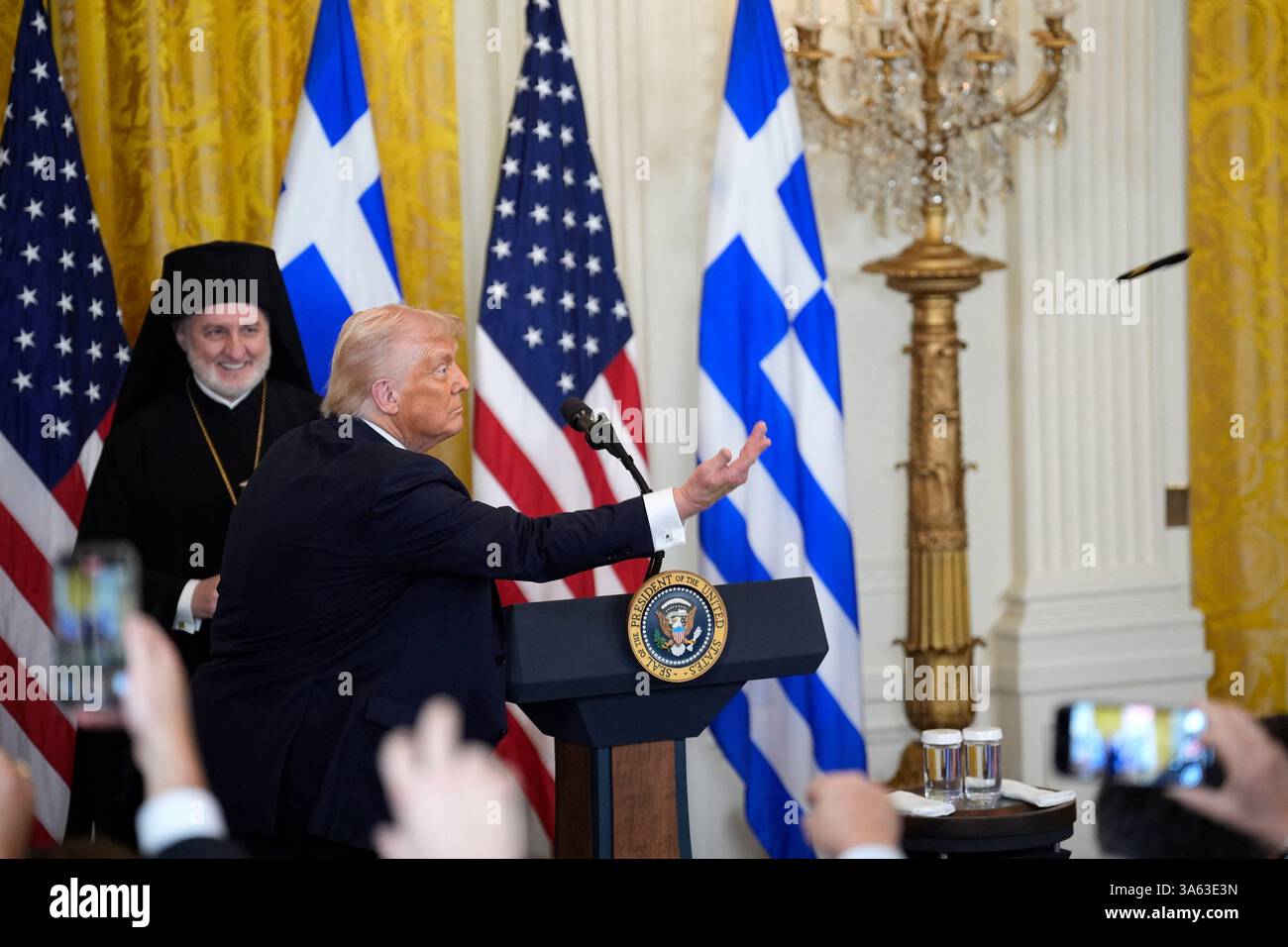 Washington, United States. 24th Mar, 2025. US President Donald Trump ...