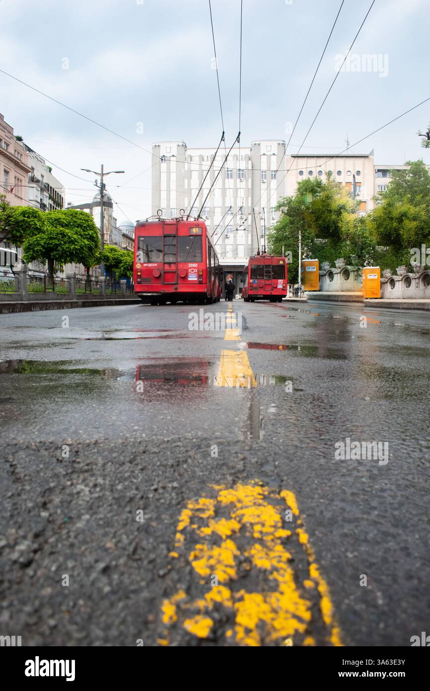 Belgrade trafic hi-res stock photography and images - Alamy
