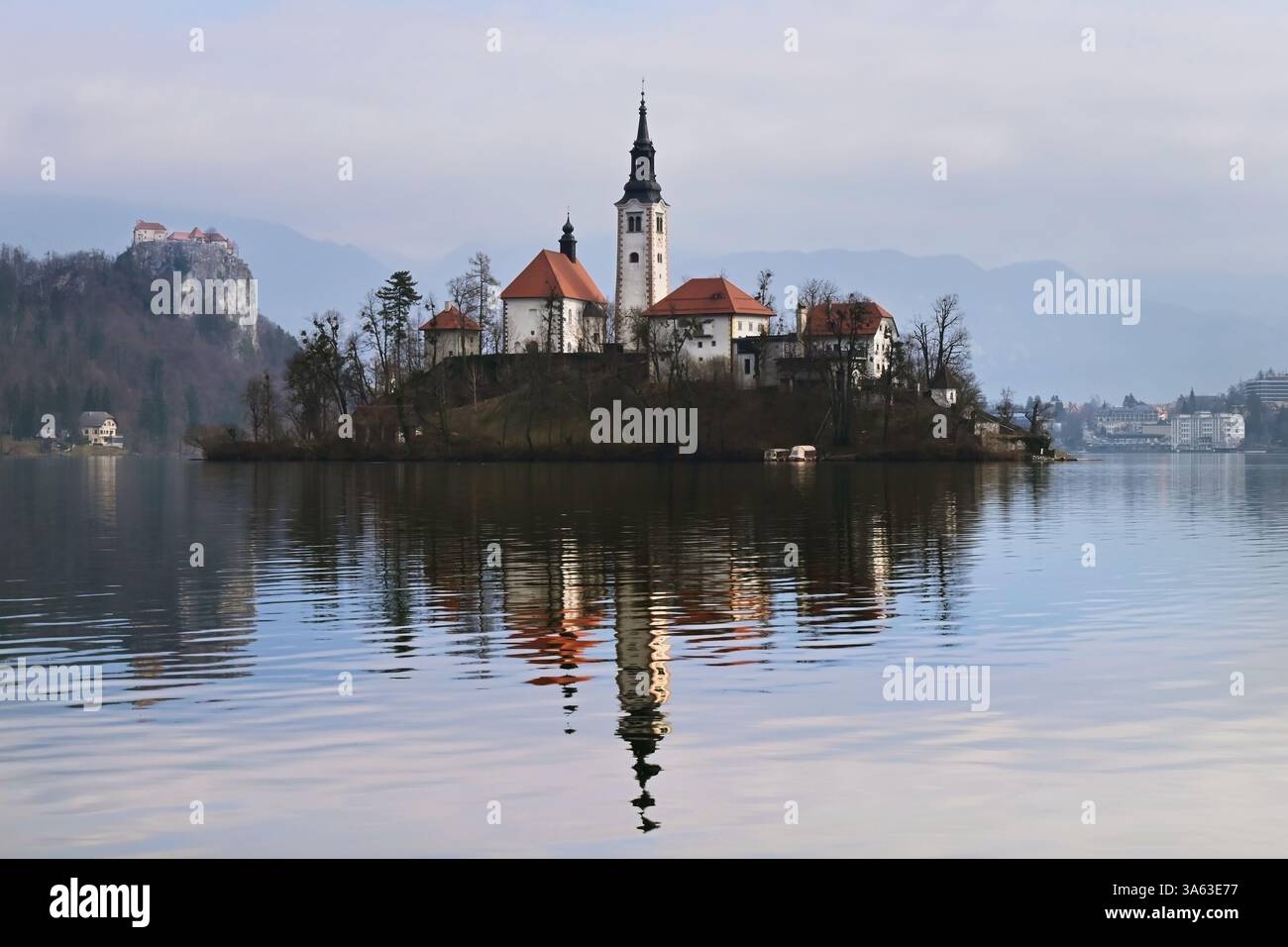 Church of the mother of god on the lake hi-res stock photography and ...