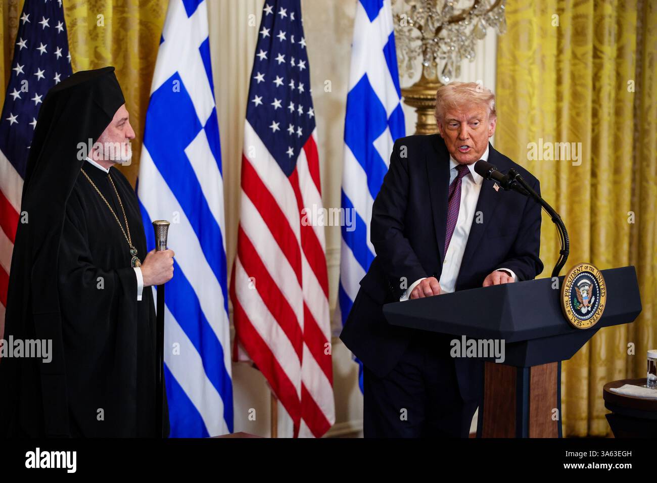 Washington, United States. 24th Mar, 2025. President Donald Trump ...