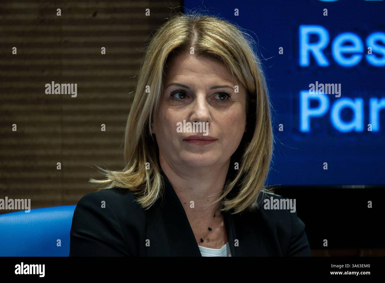 Rome, Italy. 24th March 2025. In the Photo Fausta Bergamotto. EDITORIAL ...