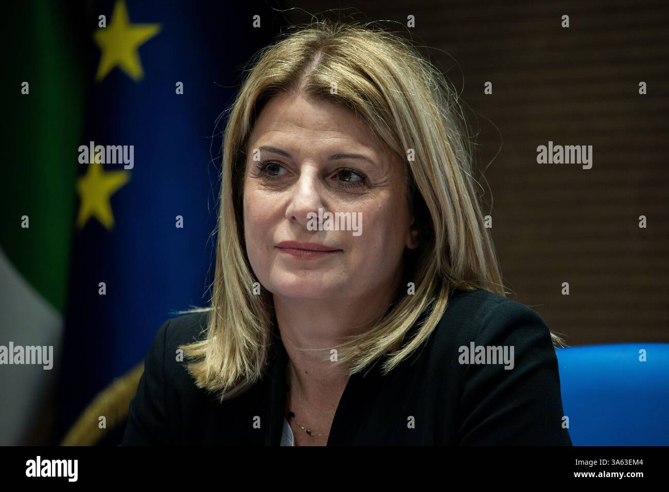 Rome, Italy. 24th March 2025. In the Photo Fausta Bergamotto. EDITORIAL ...