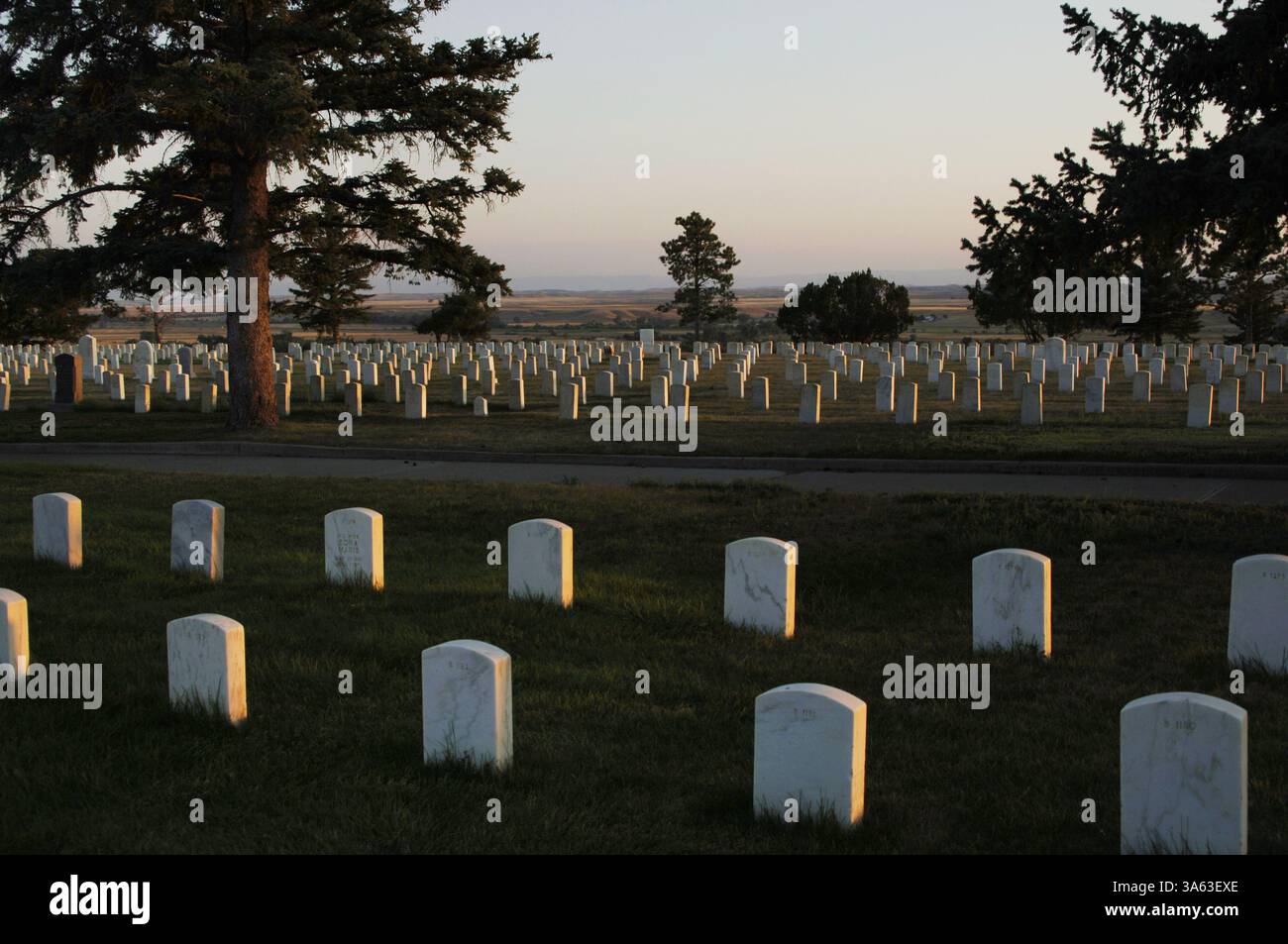 Little Bighorn Battlefield National Monument. Custer National Cemetery ...