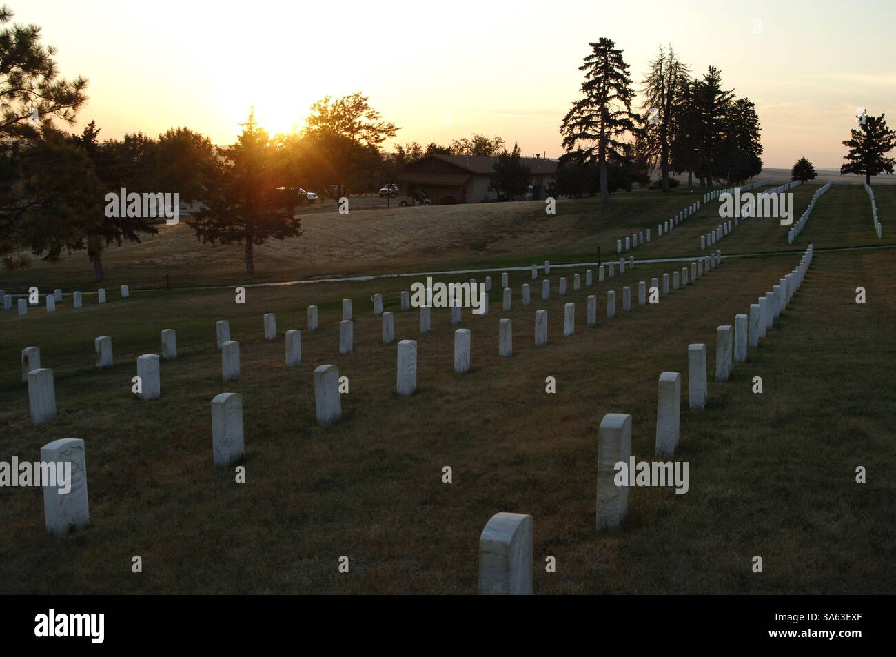 Little Bighorn Battlefield National Monument. Custer National Cemetery ...