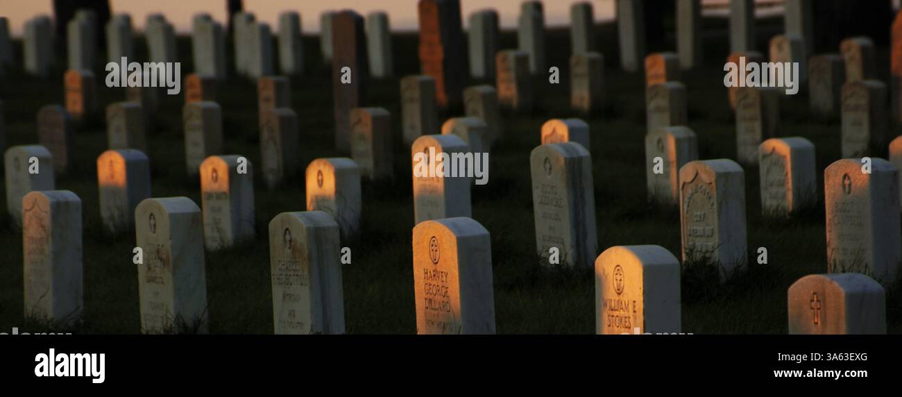 Little Bighorn Battlefield National Monument. Custer National Cemetery ...