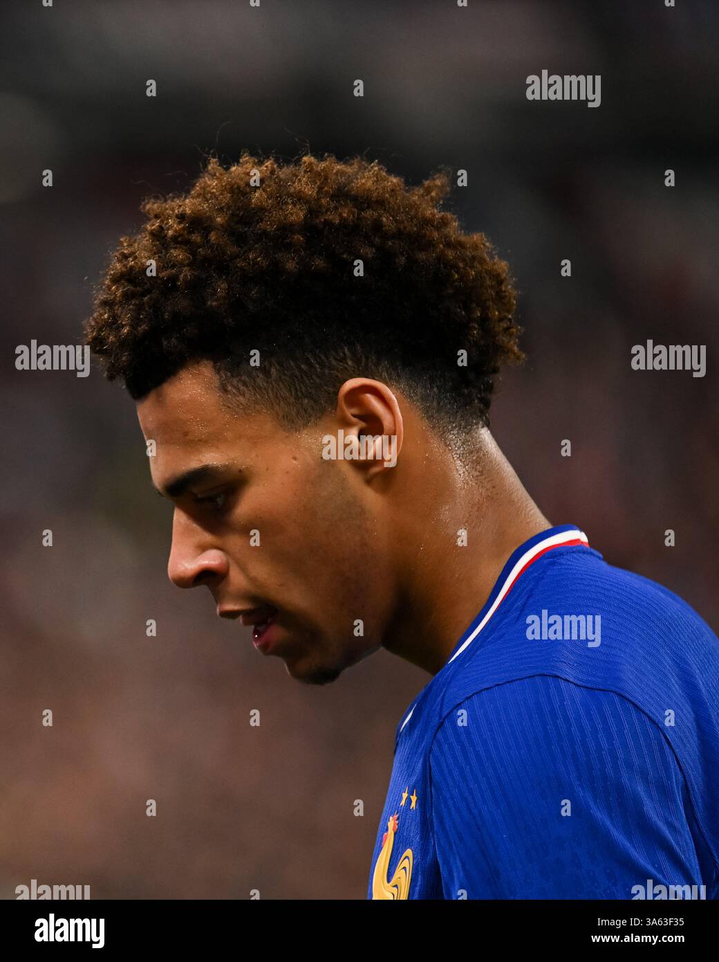 Paris, France. 23rd Mar, 2025. soccer - Desire Doue #9 during the ...
