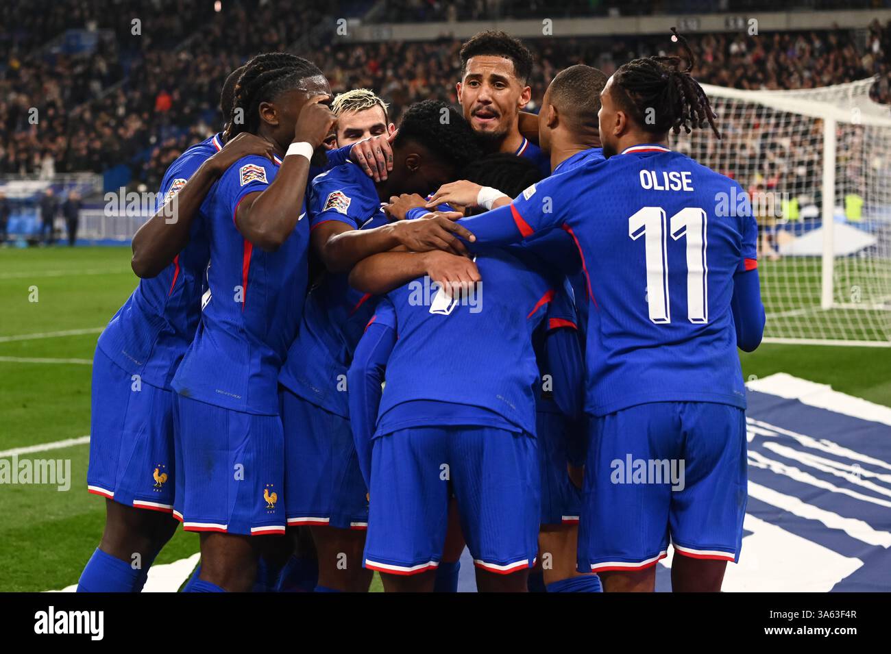 Paris, France. 23rd Mar, 2025. soccer - Celebration of the French ...
