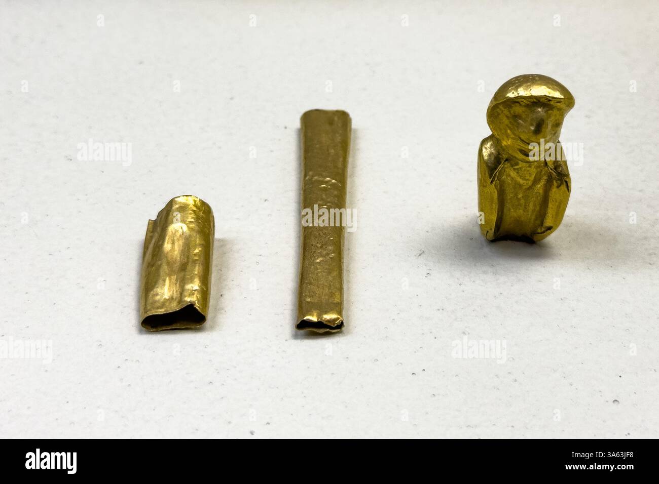 Gold figurine from the pre-Hispanic indigenous Calima Culture in the ...