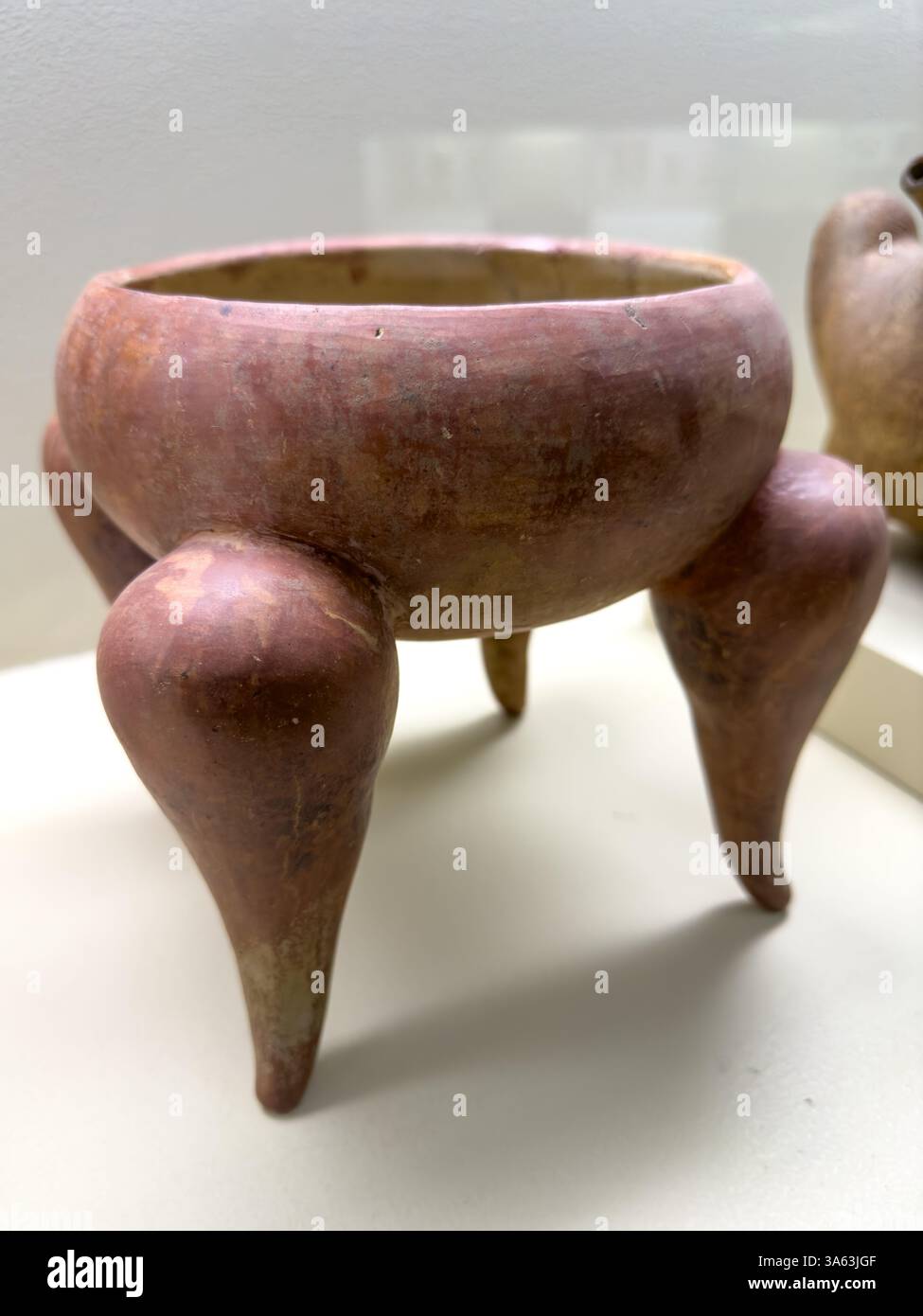 Ceramic tripod bowl from the pre-Hispanic indigenous Ilama Culture in ...