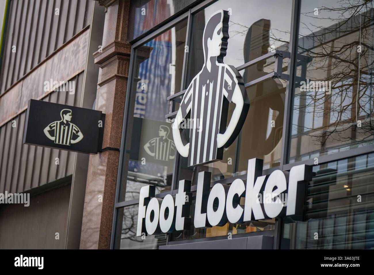 Belfast, Nordirland, Europa, Foot Locker, Einzelhandel, Schuhgeschäft ...