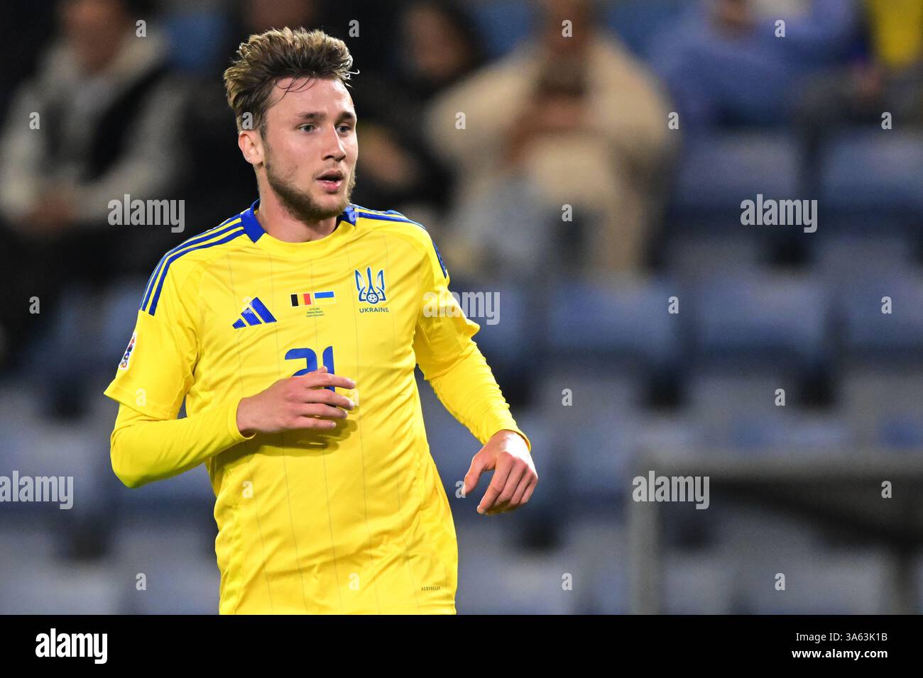 GENK - Vladyslav Vanat of Ukraine during the UEFA Nations League ...