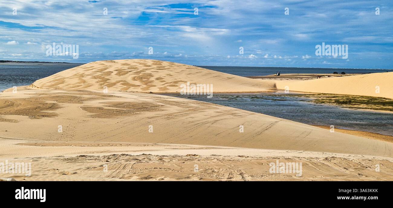Dunas do Mouro at Ilha do Caju, Ilha das Canarias, Brazil. Delta do ...