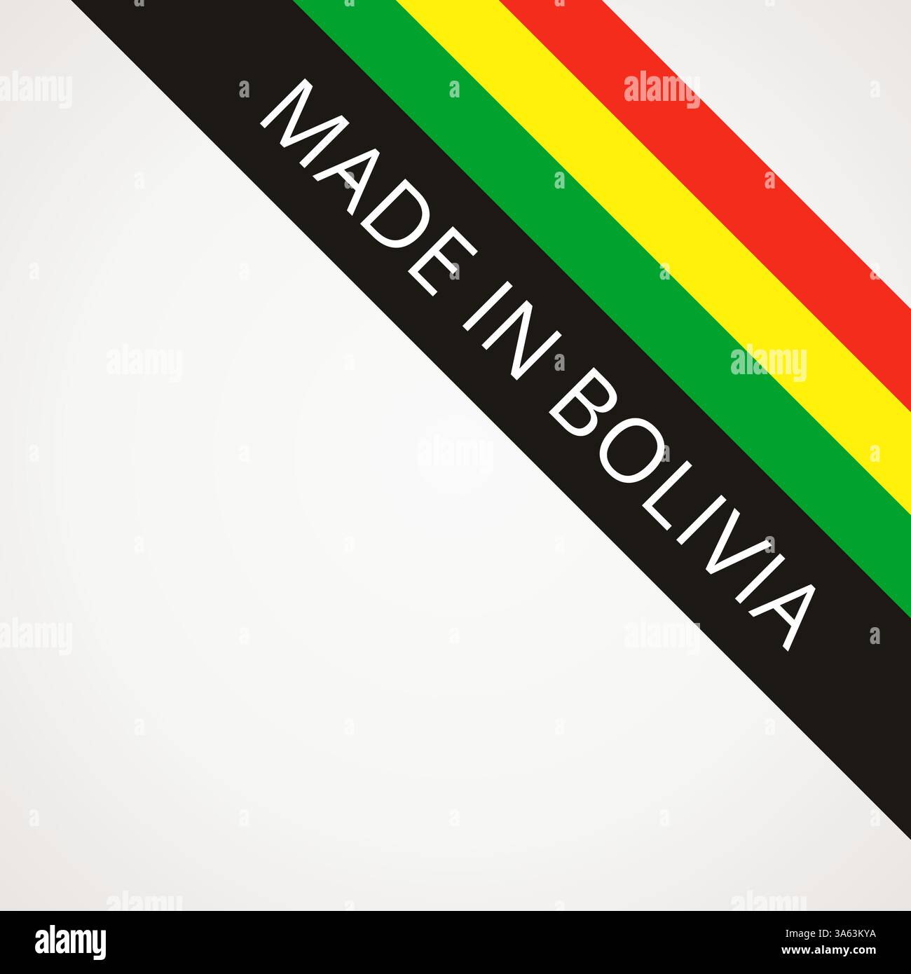 Made in Bolivia - corner symbol with the Bolivian flag Stock Vector ...
