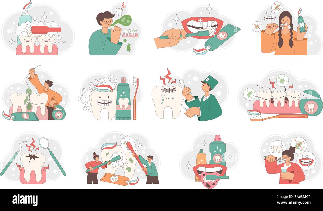 Orthodontic wellbeing Stock Vector Images - Alamy