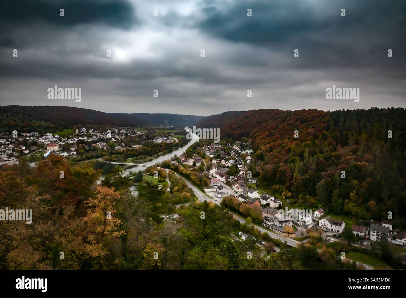 Scenic autumn panoramic landscape hi-res stock photography and images ...