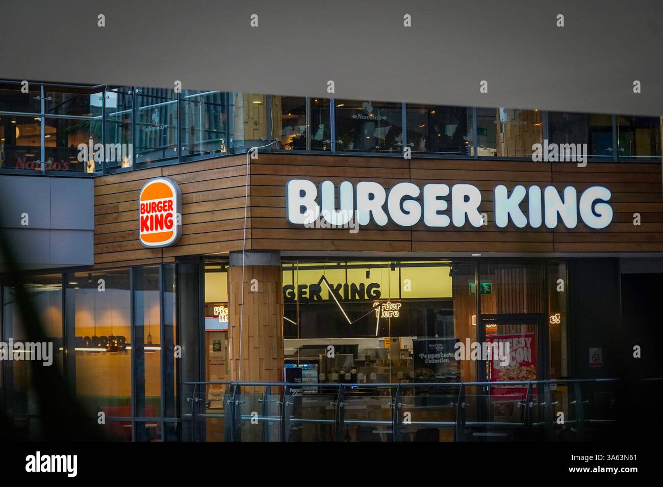 Belfast, Nordirland, Europa, Burger King, Filiale, Fast Food ...