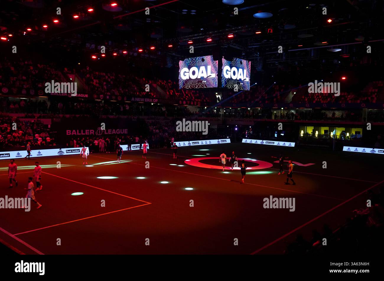 M7 FC in action against Wembley Rangers FC during Baller League UK at ...