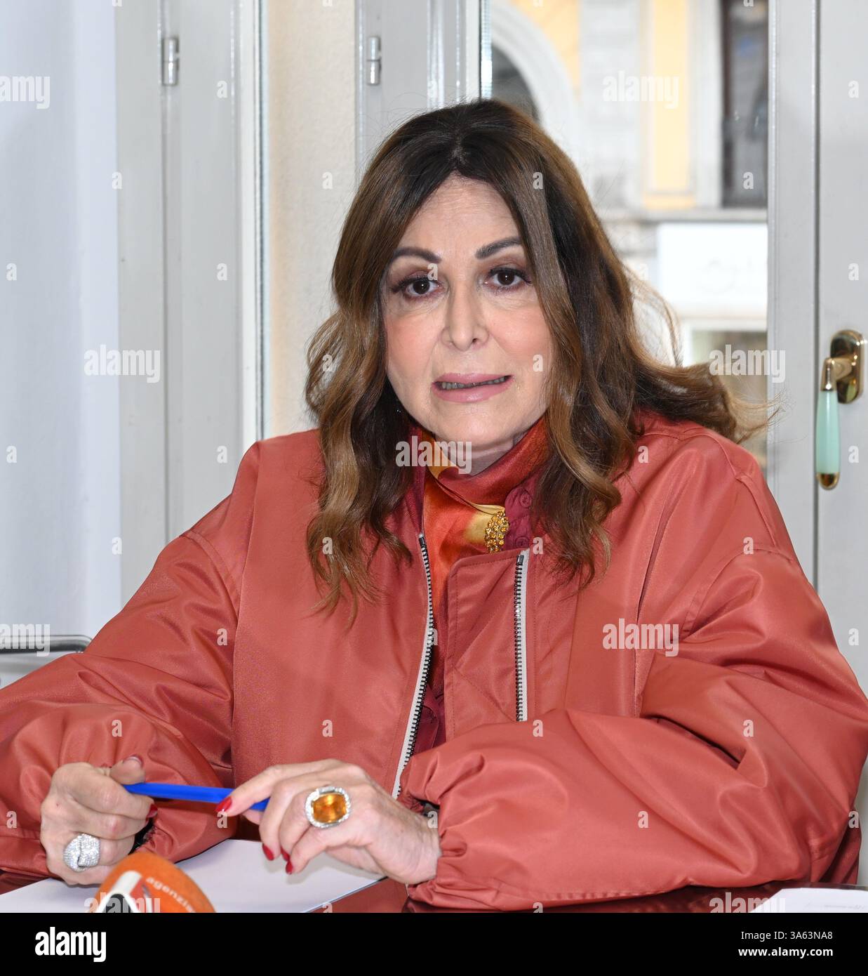 Milan, Italy. 24th Mar, 2025. Milan, Italy Daniela Santanchè Minister ...