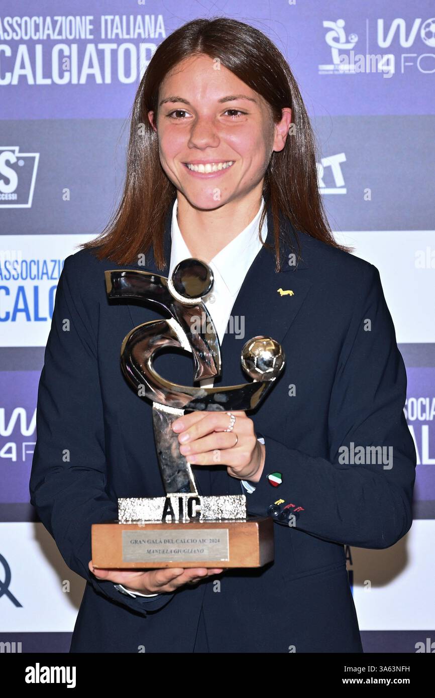 Rome, Italy. 24th Mar, 2025. Manuela Giugliano best players 2023/24 ...