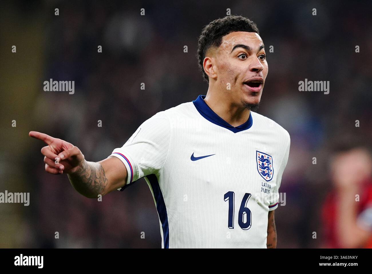 England's Morgan Rogers during the 2026 FIFA World Cup Qualifying ...