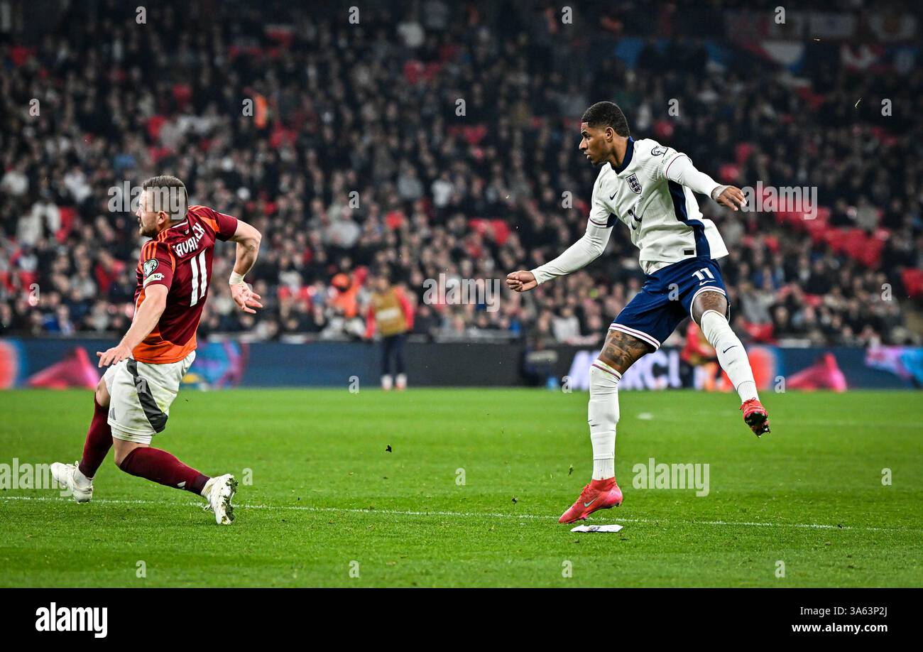 Wembley Stadium, London, UK. 24th Mar, 2025. FIFA World Cup Qualifying ...