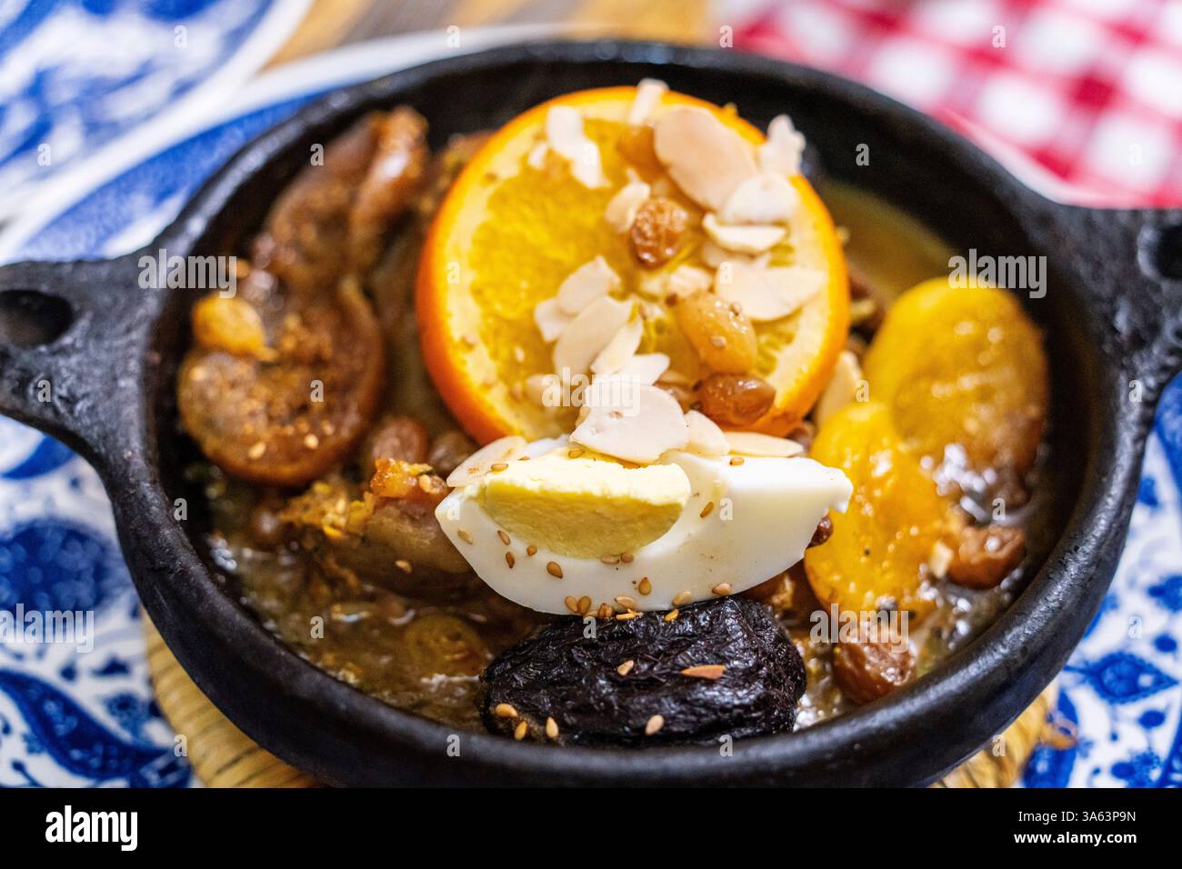 Moroccan Rif beef tagine, with figs, prunes, and plums, Tangier ...