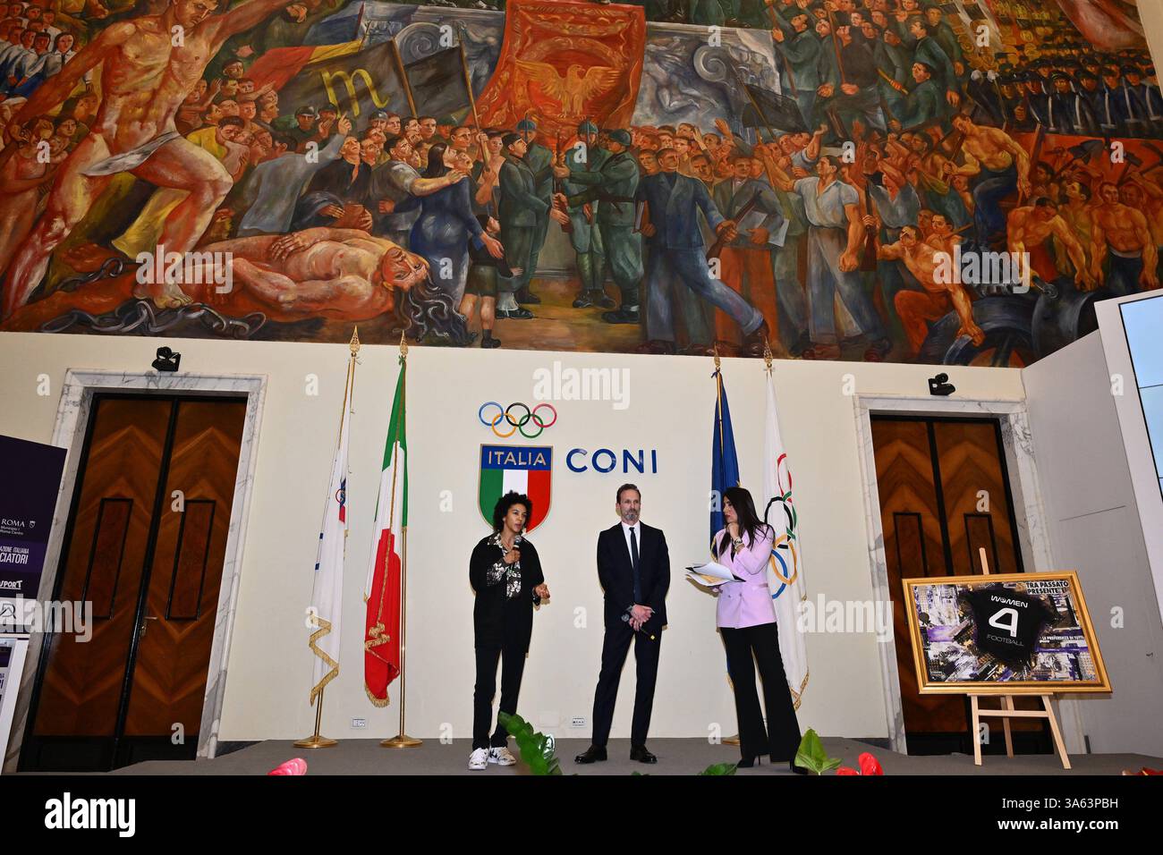 News - Women4Football Sara Gama, Umberto Calcagno president of AIC and ...