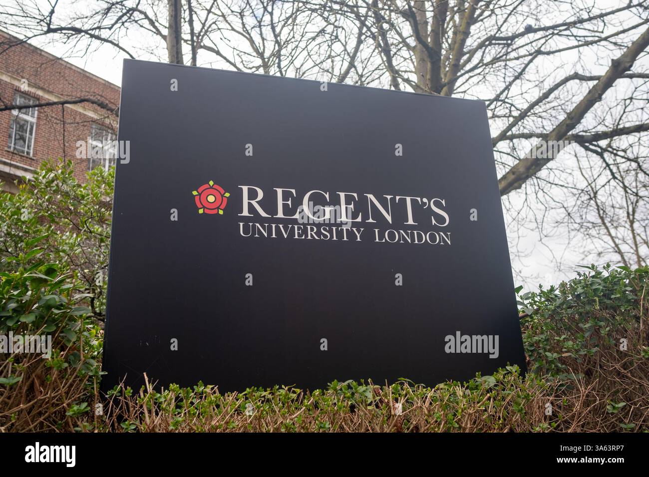 LONDON- MARCH 18, 2025: Regents University building in Regents Park ...