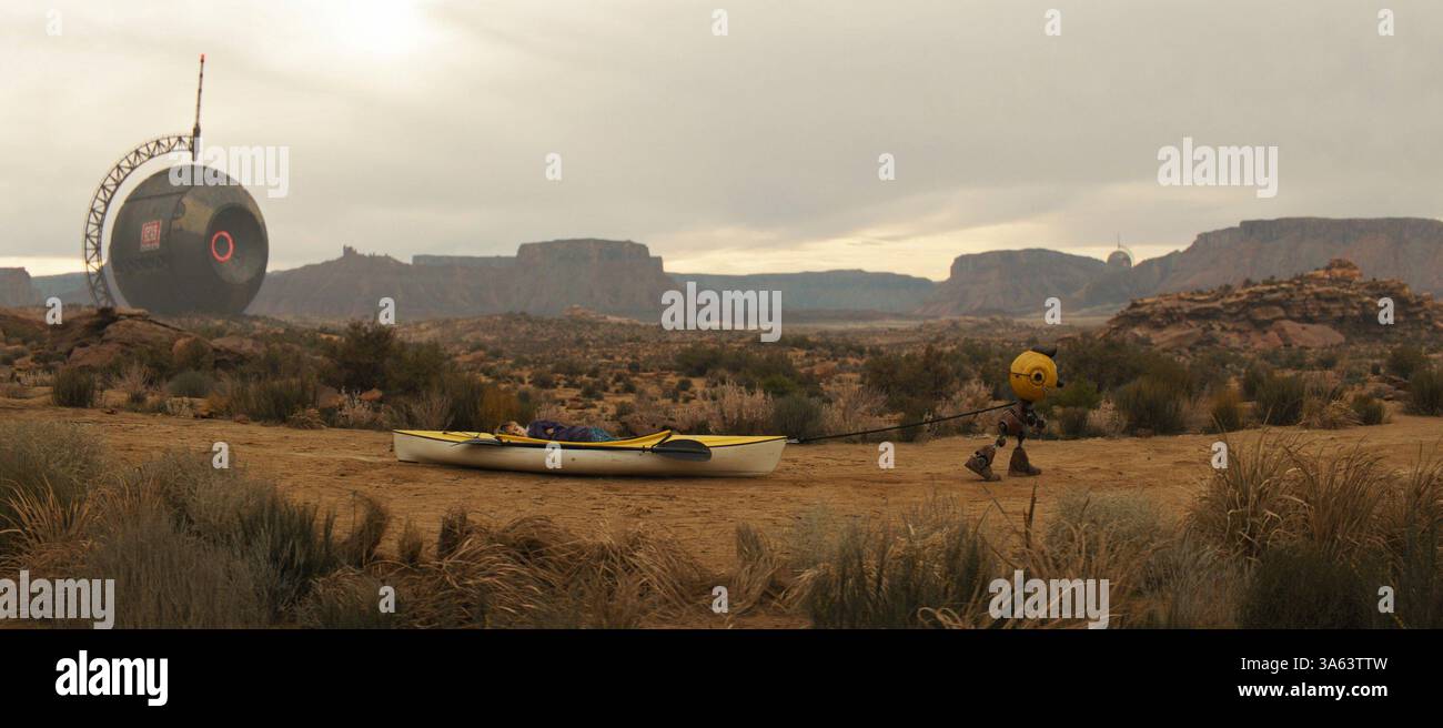 THE ELECTRIC STATE, from left: Millie Bobby Brown, Cosmo (voice: Alan ...