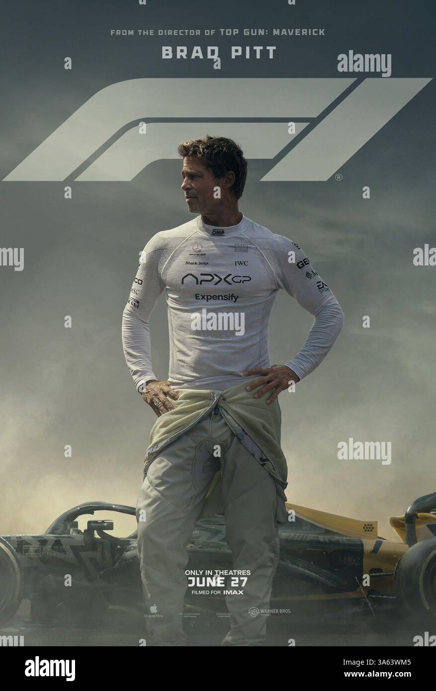 F1, poster, Brad Pitt, 2025. © Warner Bros. / Courtesy Everett ...