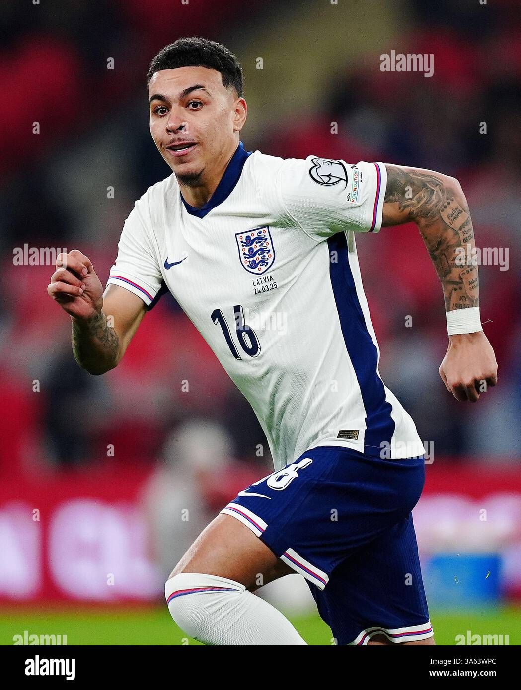 England's Morgan Rogers during the 2026 FIFA World Cup Qualifying ...