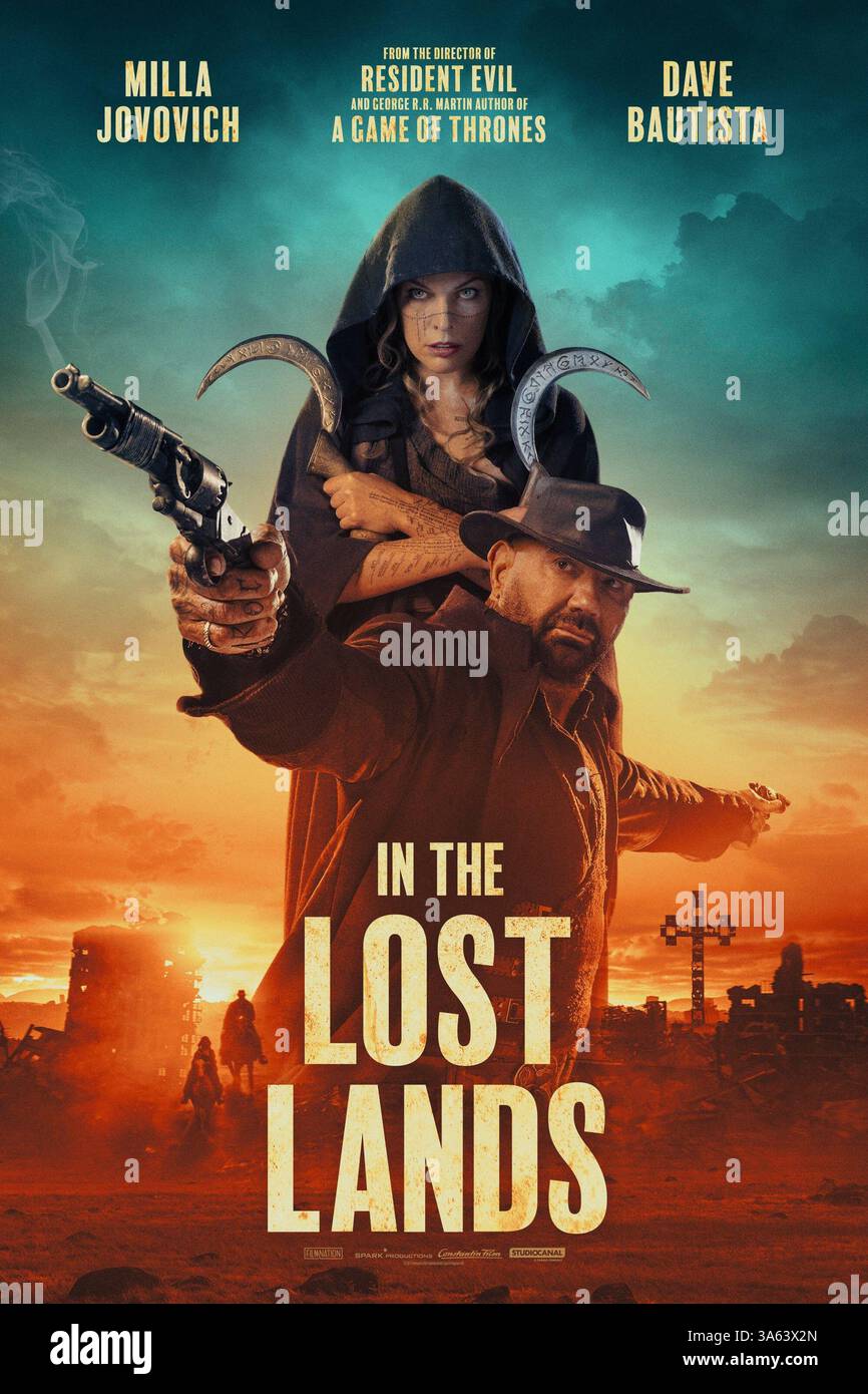 IN THE LOST LANDS, poster, from top: Milla Jovovich, Dave Bautista ...